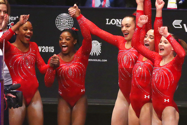 Simone Biles & Gabby Douglas Lead US Women’s Gymnastics Team To Third ...