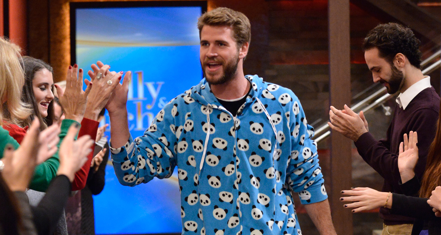 Liam Hemsworth Looks Super Cute in a Panda Onesie! | Liam Hemsworth ...