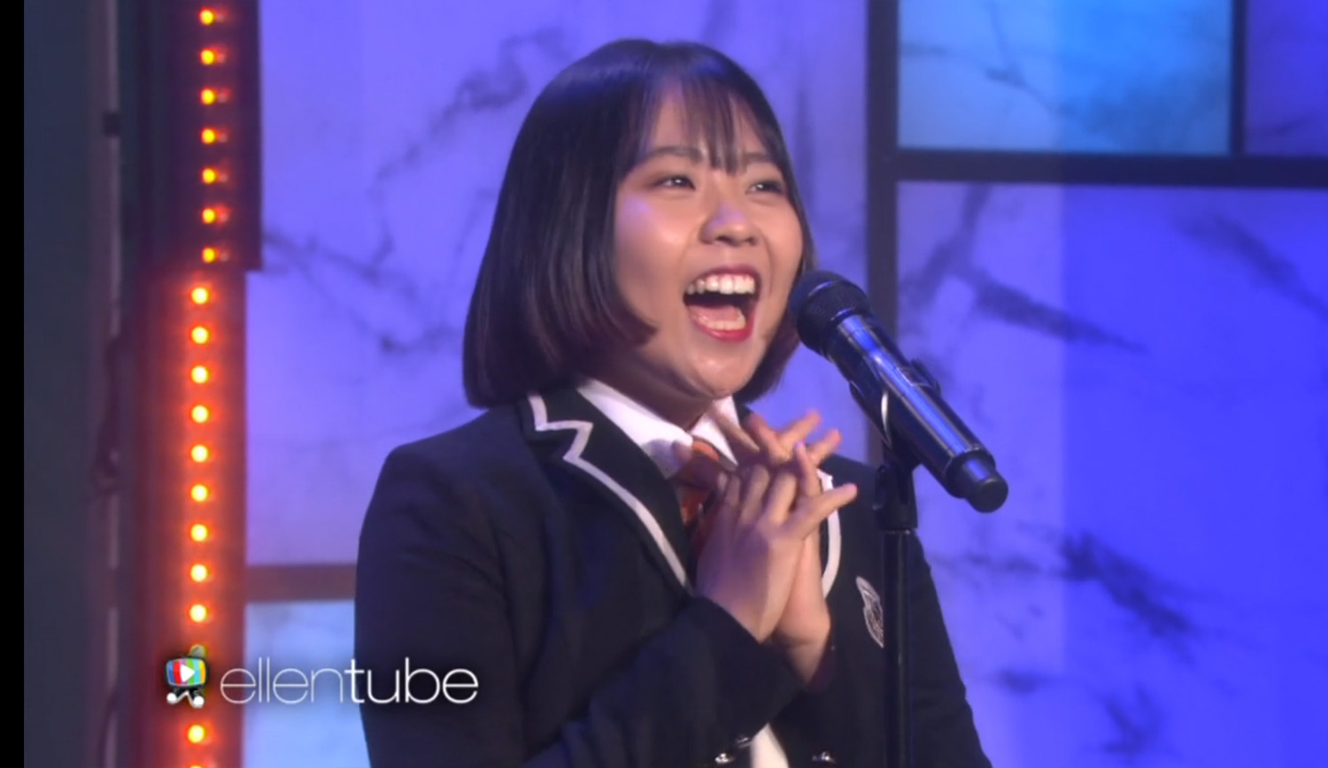YouTube Star Lydia Lee Performs ‘Hello’ for Ellen DeGeneres (Video ...