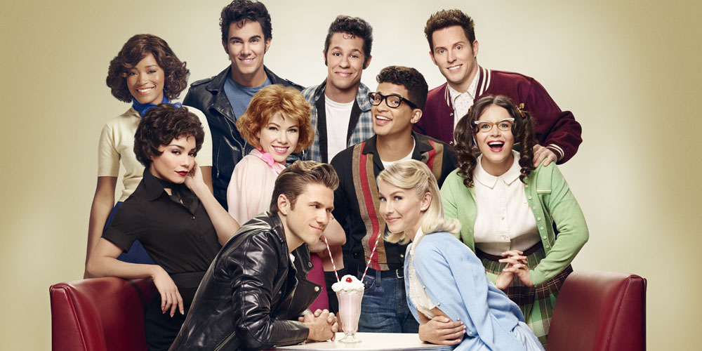 Jordan Fisher Gets ‘Grease’y Kiss from Julianne Hough | Grease, Jordan ...