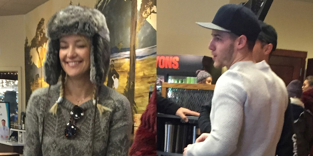 Nick Jonas And Rumored Flame Kate Hudson Grab Starbucks Together Photos