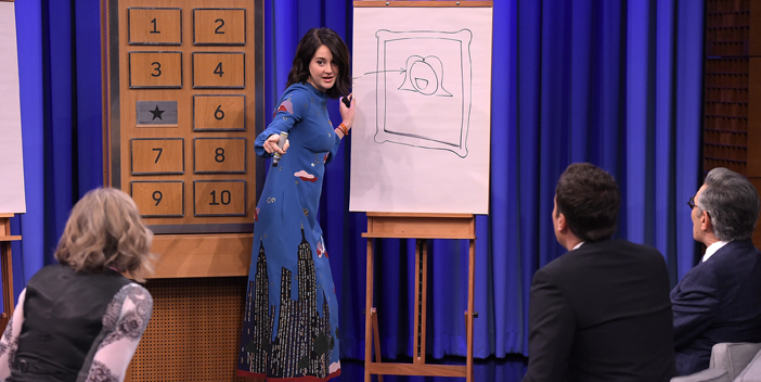 Shailene Woodley Gets Competitive With Pictionary on ‘Jimmy Fallon ...