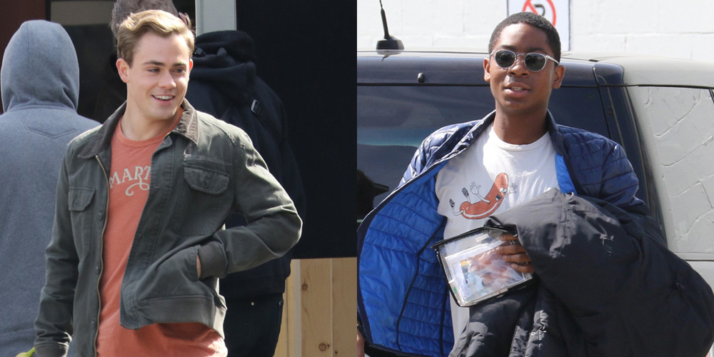RJ Cyler & Dacre Montgomery Get Ready To Morph On ‘Power Rangers’ Set ...