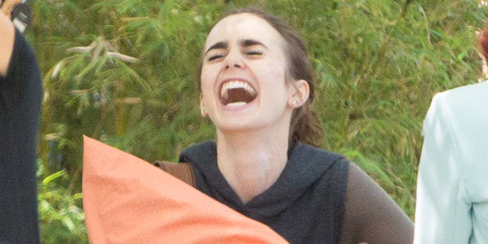 Lily Collins Can Not Stop Laughing While Filming ‘To The Bone’ | Lily ...