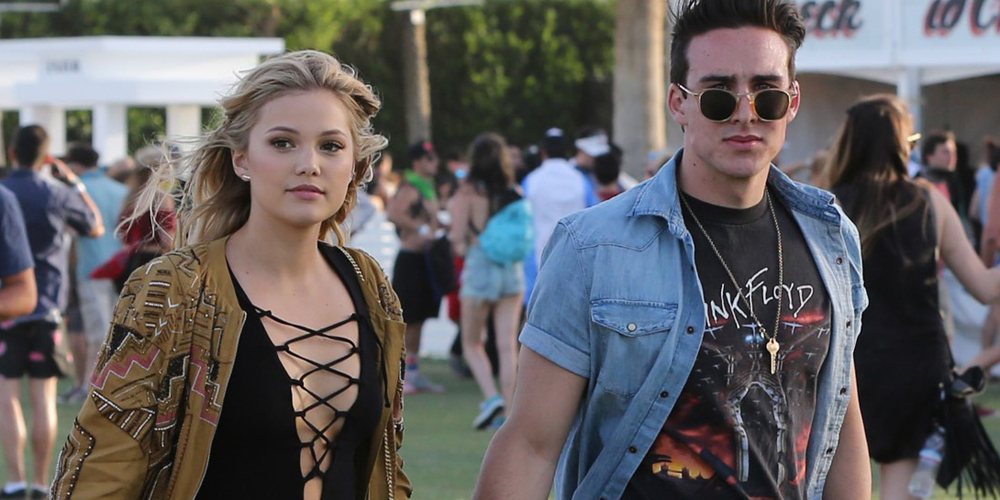 Olivia Holt Hugs Boyfriend Ray Kearin During Coachella 2016 – See The ...