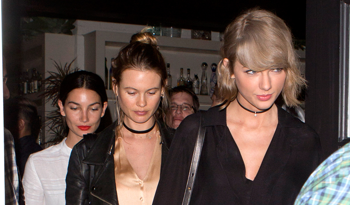 Taylor Swift Meets Lily Aldridge & Behati Prinsloo for Dinner Date ...