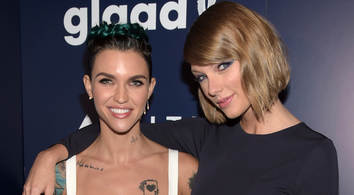 Taylor Swift Honors Ruby Rose at GLAAD Media Awards 2016 | Ruby Rose ...
