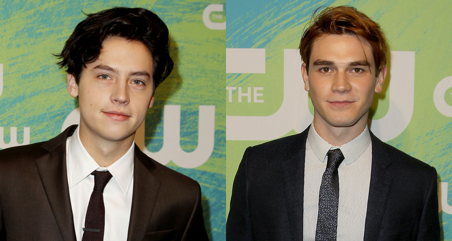 Cole Sprouse Suits Up for CW Upfronts With ‘Riverdale’ Co-Star KJ Apa ...