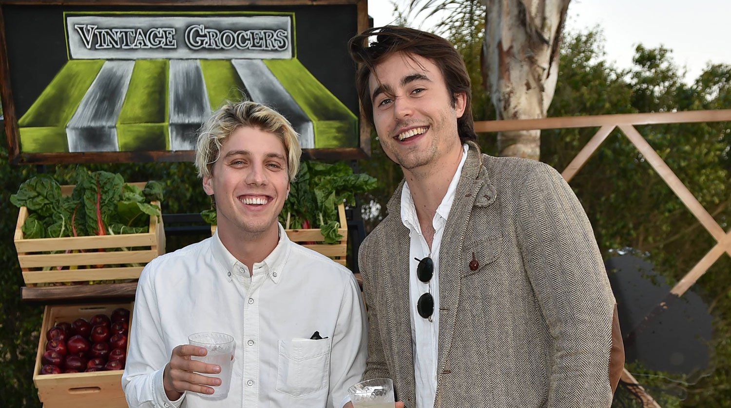 Lukas Gage & Oliver Edwin Buddy Up at Just Jared & Vintage Grocers ...