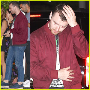 Sam Smith Enjoys Night Out With Friends | Sam Smith | Just Jared Jr.