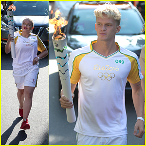 Cody Simpson Runs Olympic Torch Relay with Sister Alli in Rio | 2016 ...