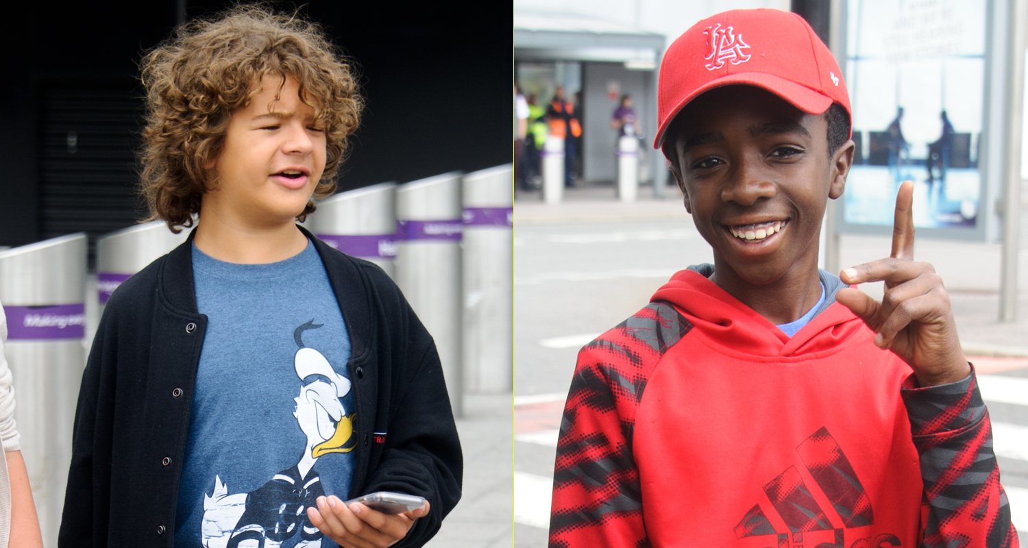 The ‘Stranger Things’ Kids Head to London For Press | Caleb McLaughlin ...