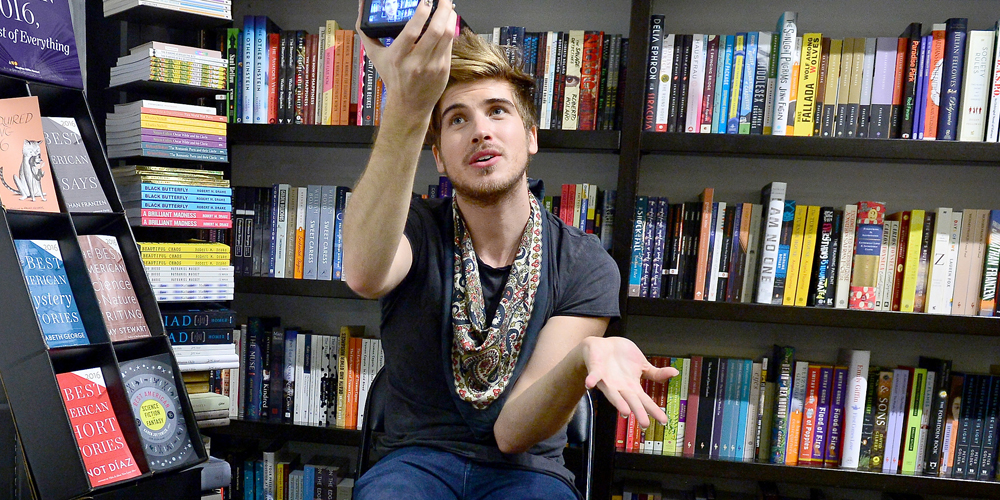 Joey Graceffa Celebrates New Book ‘Children of Eden’ Being on Best ...