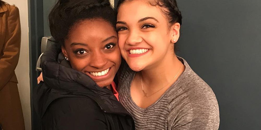 Simone Biles Tried To Surprise Laurie Hernandez on the DWTS Tour ...