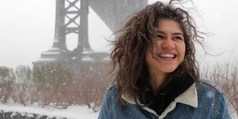 Zendaya Had Way Too Much Fun In the NYC Snow | Zendaya | Just Jared Jr.