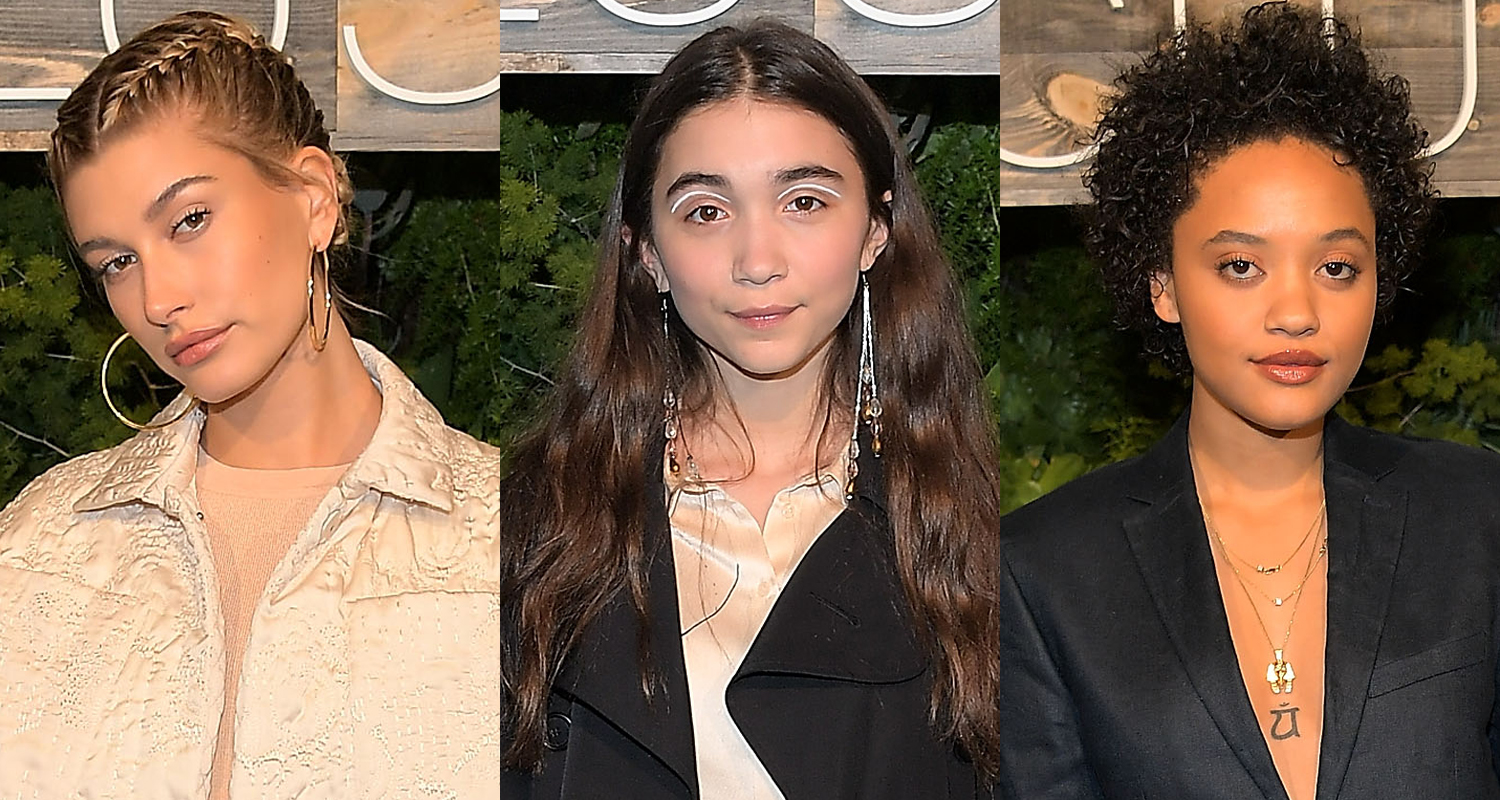 Hailey Baldwin, Rowan Blanchard, & Kiersey Clemons Look Cool at the H&M ...