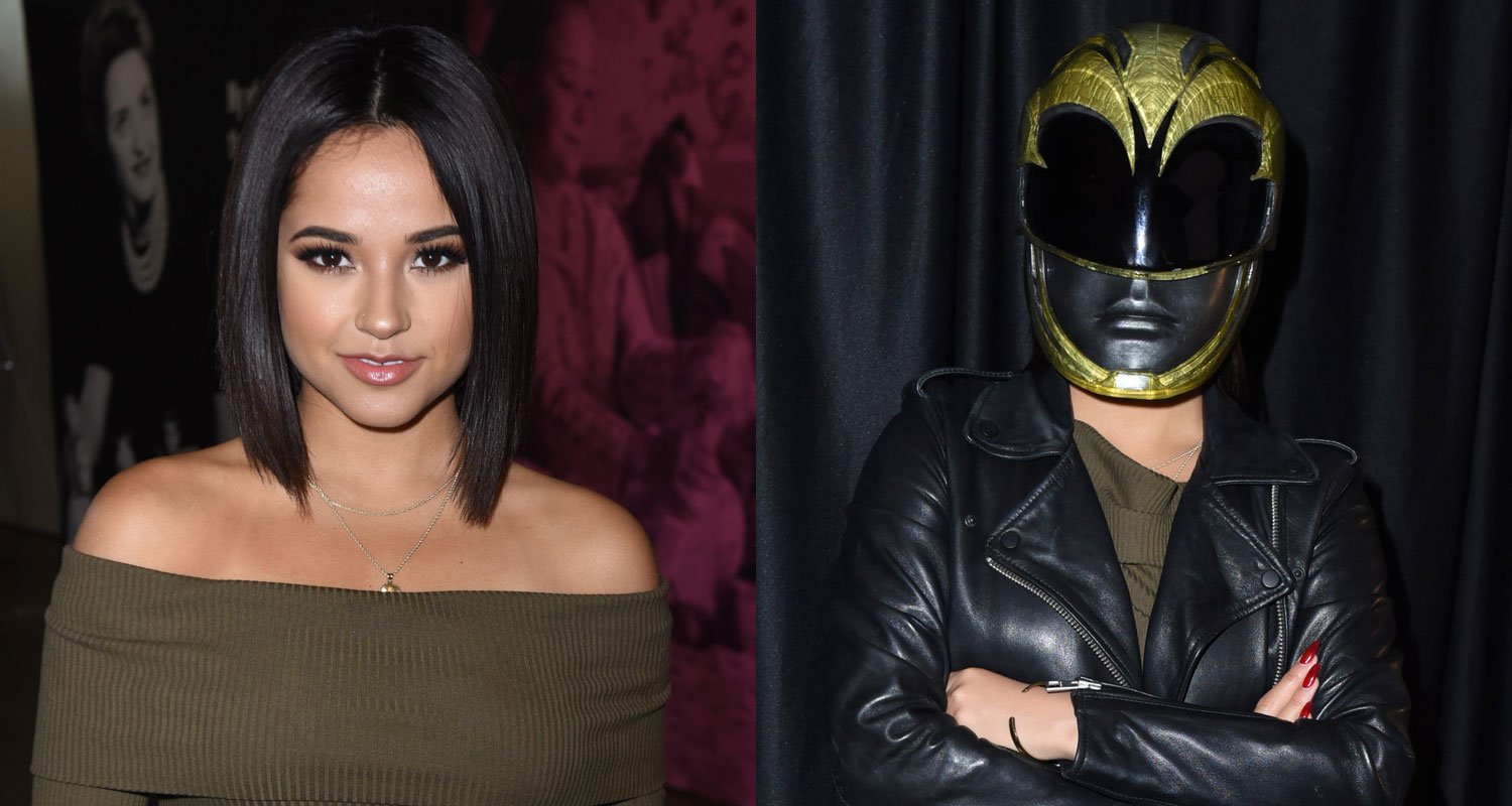 Becky G Casually Shows Up to an Event Wearing Her Power Rangers Helmet ...