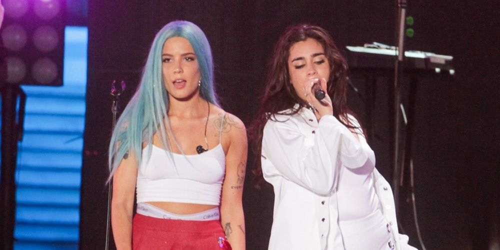 Halsey & Lauren Jauregui Team Back Up For ‘Strangers’ Performance at ...