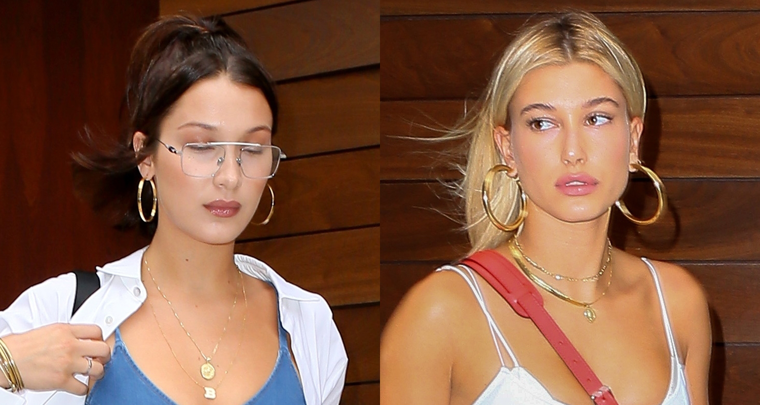 Bella Hadid & Hailey Baldwin Show Off Their Toned Abs in NYC! | Bella ...
