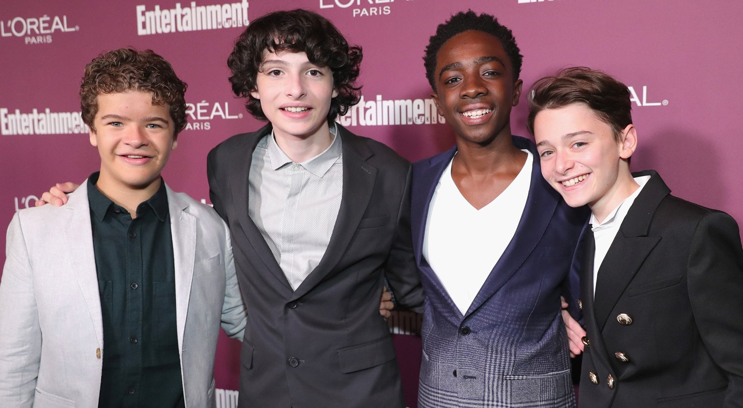 ‘Stranger Things’ Boys Meet Up Before The Emmys! | 2017 Emmys Weekend, Caleb McLaughlin, Charlie ...