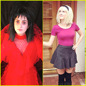 Laura Marano Debuts Two Costumes for Halloween 2017 | Halloween, Laura ...