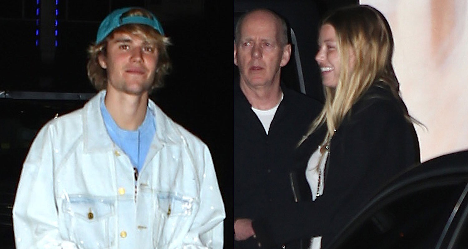 Justin Bieber Joined By Female Pal While Stopping By Concert | Baskin ...