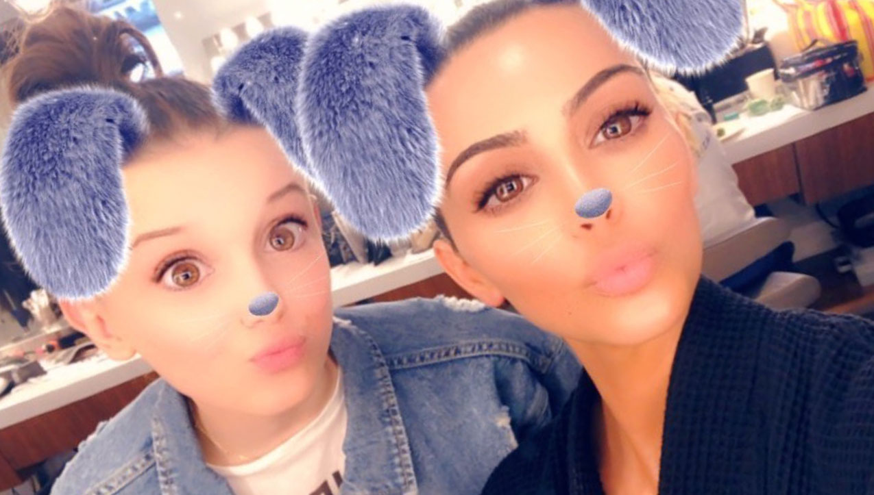 Millie Bobby Brown Hangs Out with Kim Kardashian! | Kim Kardashian ...