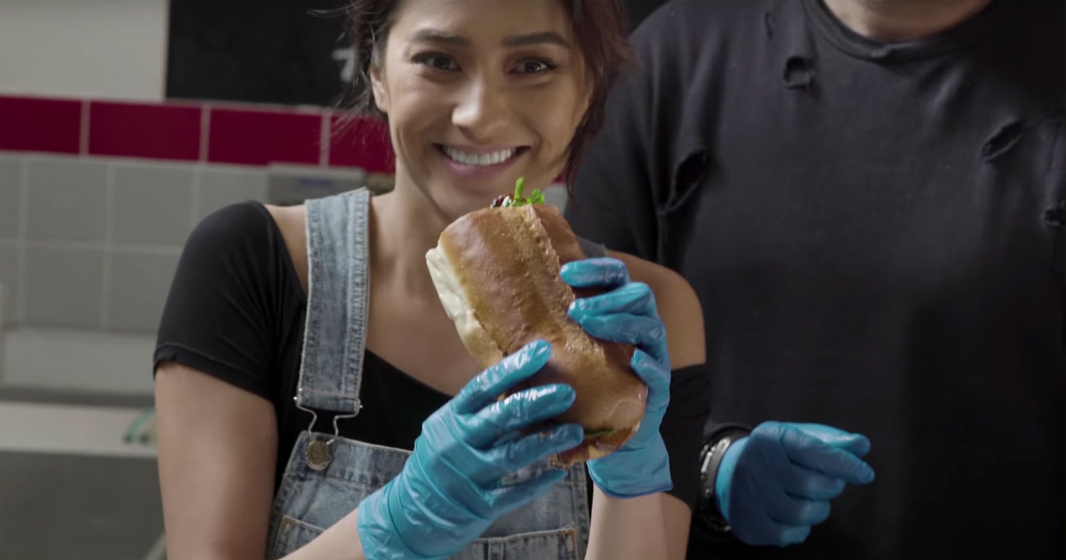 Shay Mitchell Discovers Secret Sandwich Shop in LA – Watch Now! | Shay ...