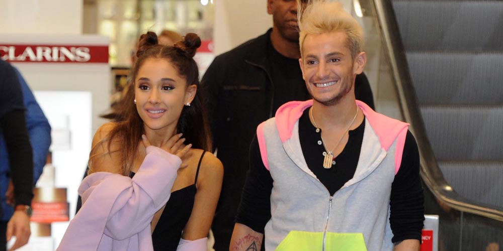 Frankie Grande Shows His Support For Sister Ariana’s New Single With ...