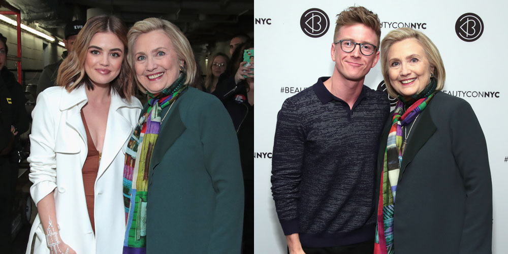 Lucy Hale Hangs Out With Hillary Clinton at Beautycon Festival NYC 2018 ...