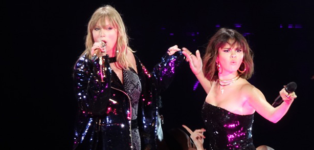 Taylor Swift is Joined by BFF Selena Gomez During Reputation Tour Show ...