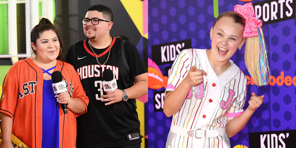 JoJo Siwa, Rico & Raini Rodriguez Step Out For Kids’ Choice Sports ...