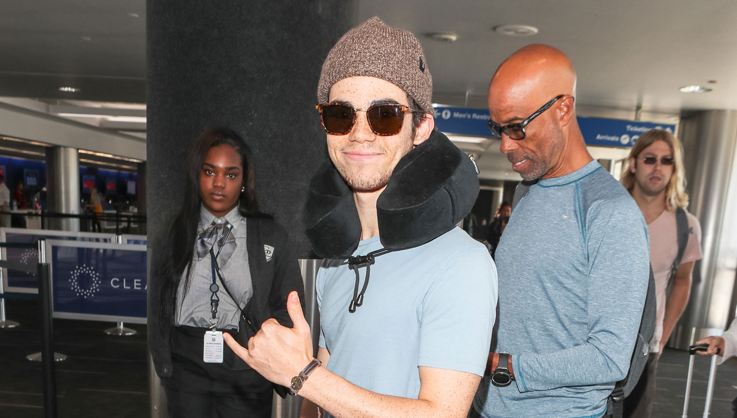Cameron Boyce is All Smiles While Catching His Flight Out of LAX ...