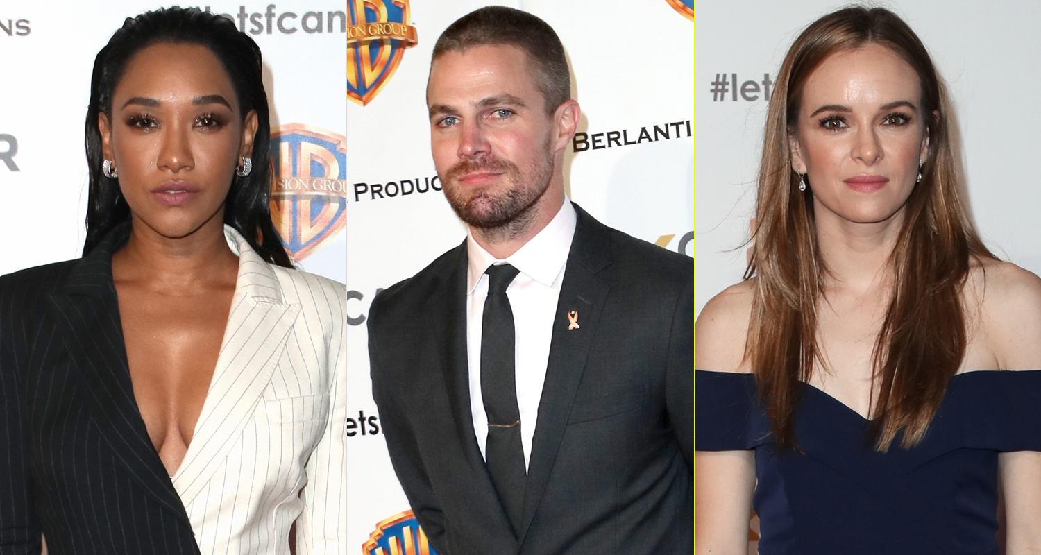 Candice Patton & Danielle Panabaker Support Stephen Amell at Heroes ...