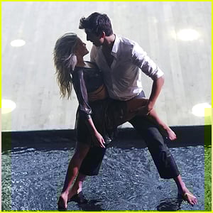 Milo Manheim & Witney Carson Danced On Water For Their Freestyle On ...