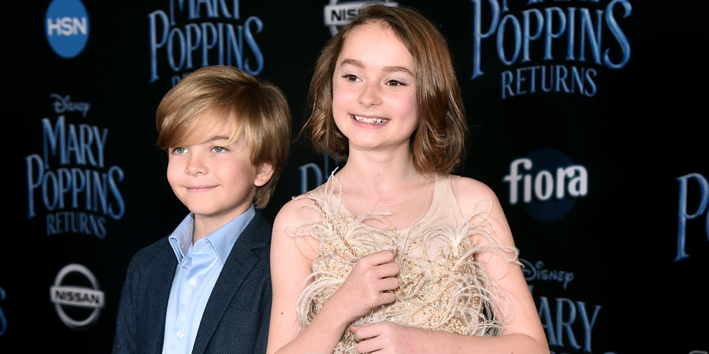 ‘Mary Poppins Returns’ Young Stars Pixie Davies & Joel Dawson Step Out ...