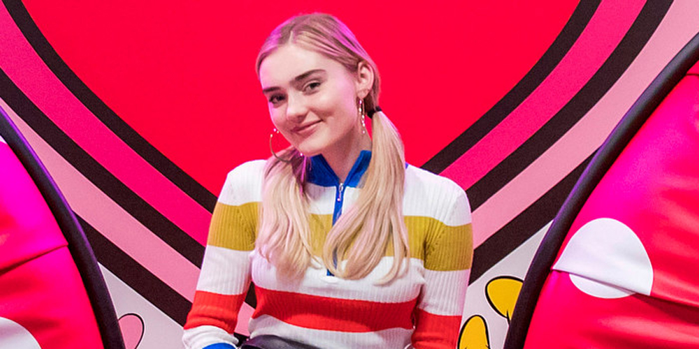 Meg Donnelly Checks Out The Pop-Up Disney! Mickey Celebration at ...