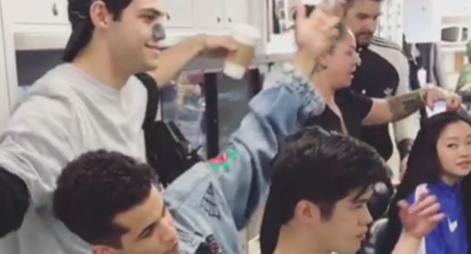 Noah Centineo, Ross Butler, & Jordan Fisher Goof Around in ‘TATBILB 2 ...