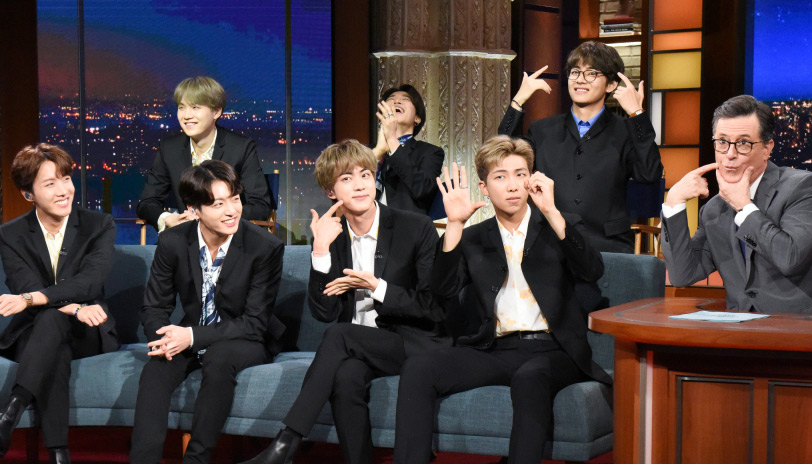 Watch BTS’ Fun New Interview with Stephen Colbert! | BTS, Stephen ...