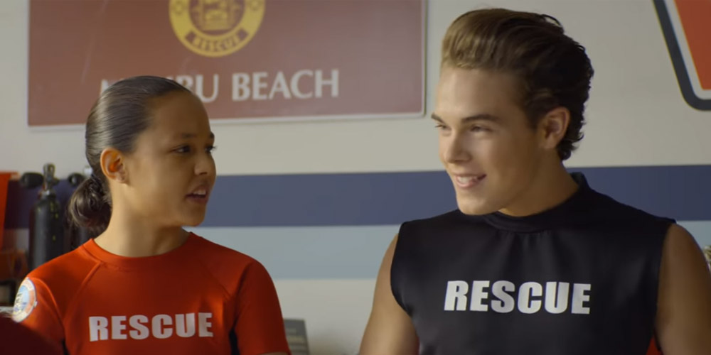 Breanna Yde Smacks Ricardo Hurtado On The Head in ‘Malibu Rescue ...
