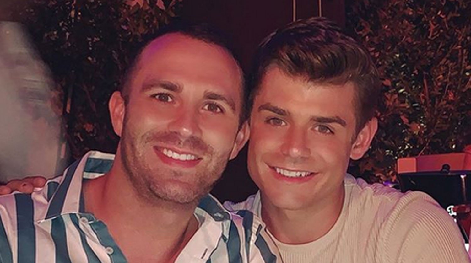 Garrett Clayton Goes Shirtless on Vacation With Fiance Blake Knight ...