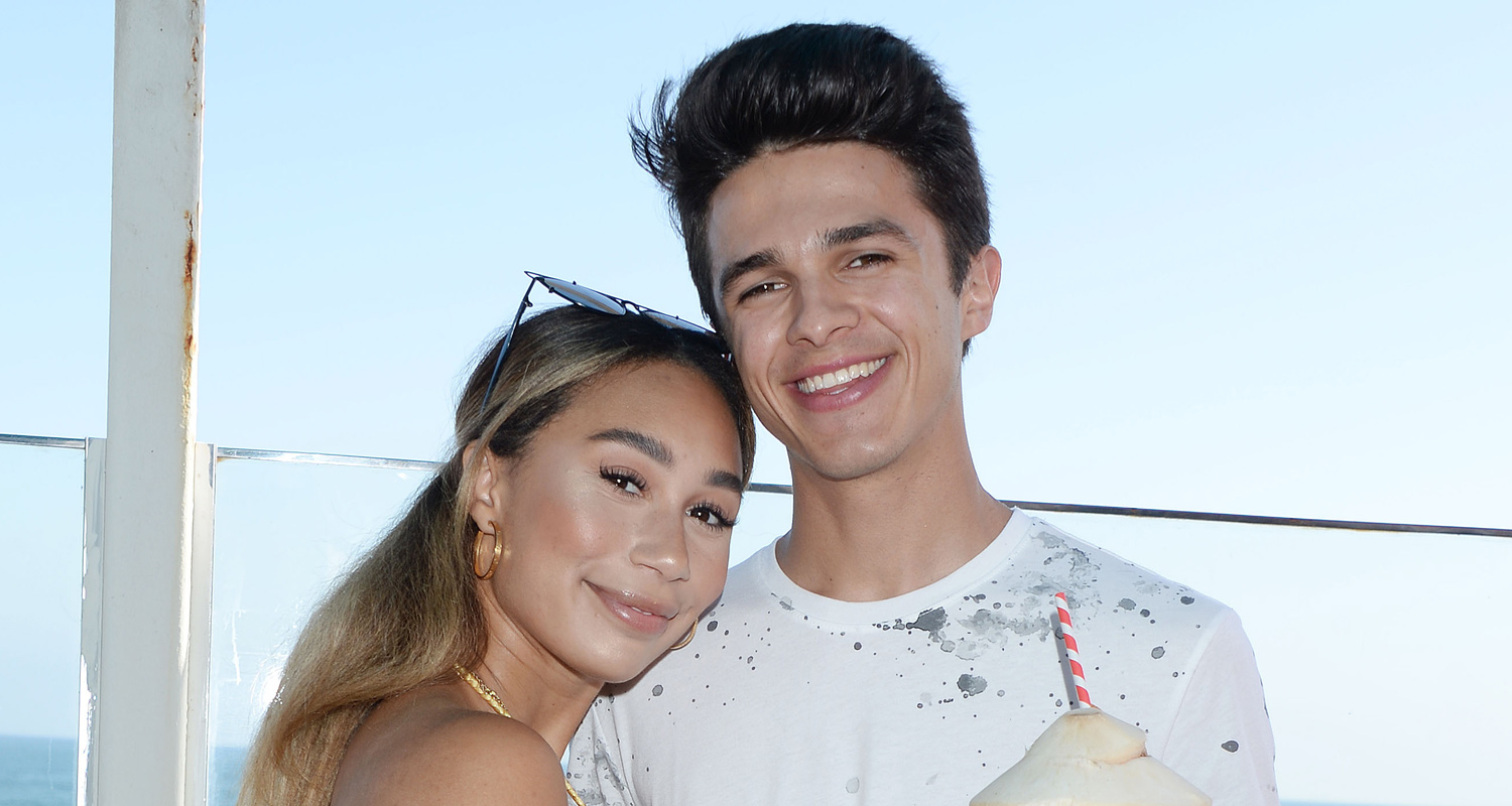 Eva Gutowski & Brent Rivera Couple Up at #InstaBeach! | Alex Shibutani ...