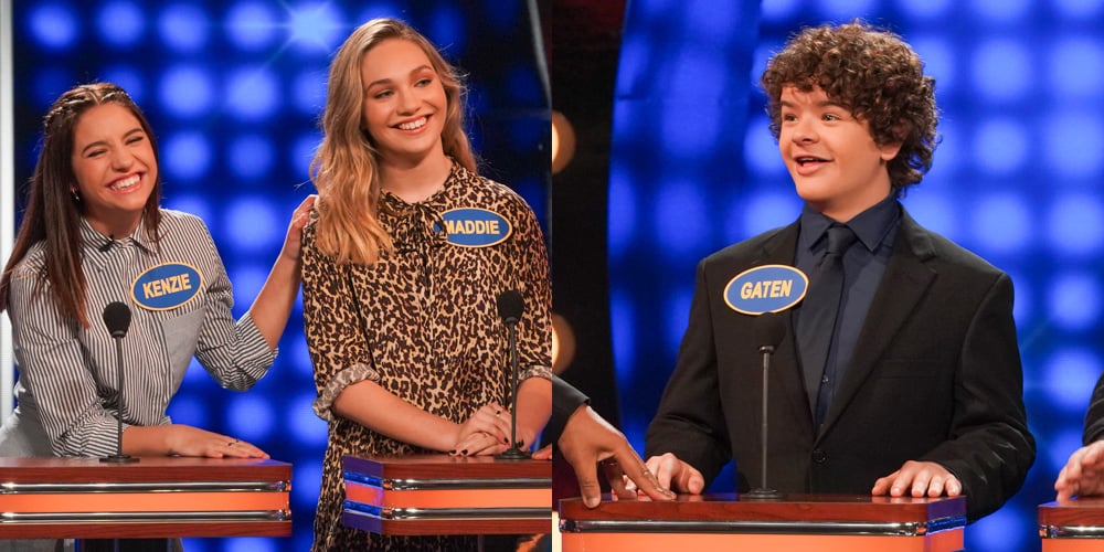 Maddie & Kenzie Ziegler Battle Gaten Matarazzo On ‘Celebrity Family ...