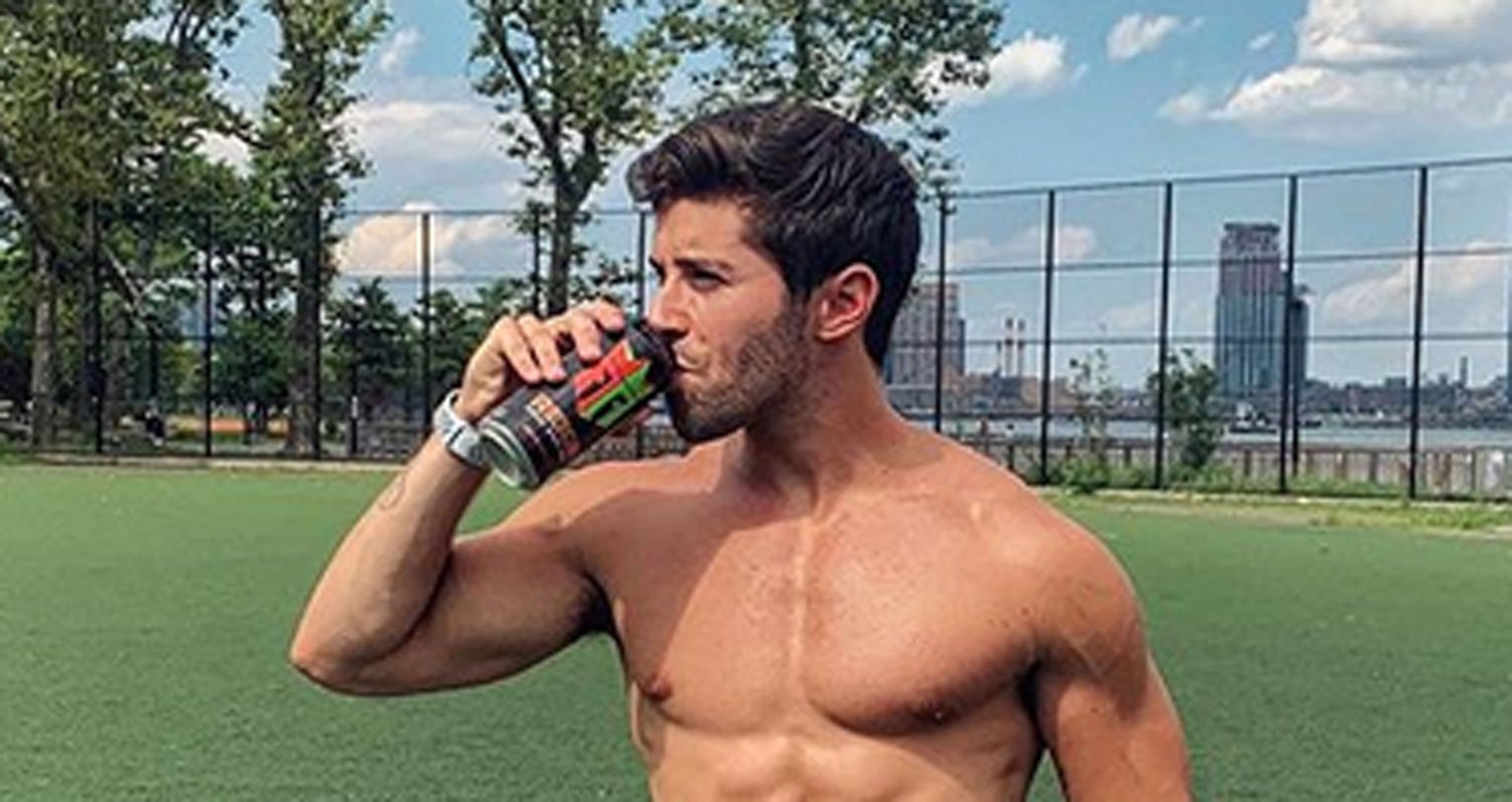 Shirtless Jake Miller Shows Off His Abs, Protests National Lazy Day ...