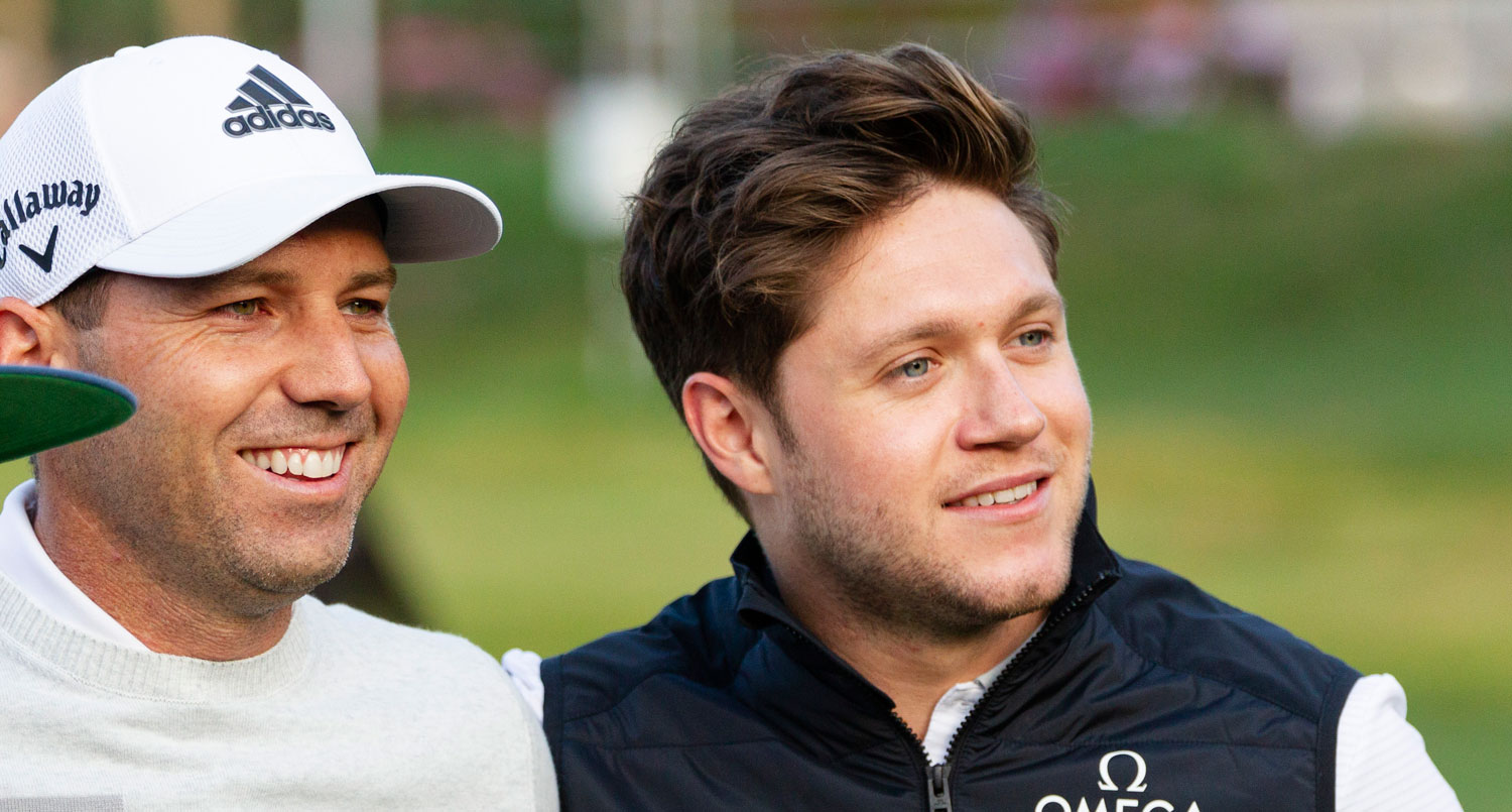 Niall Horan Practices His Golf Swing at OMEGA Celebrity Masters ...