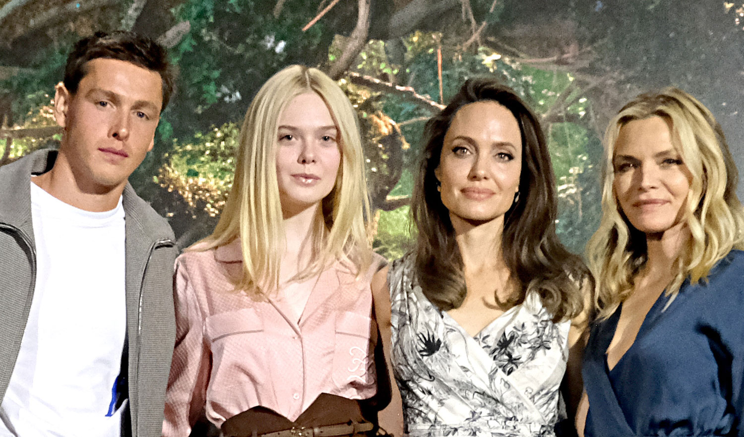 Elle Fanning And Harris Dickinson Join ‘maleficent Stars At Beverly Hills Press Conference