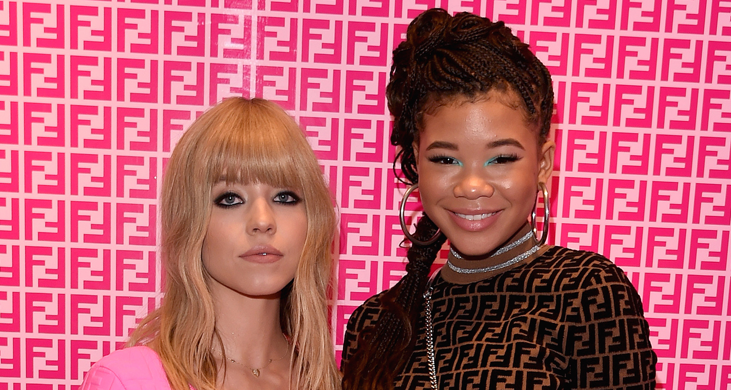 ‘Euphoria Co-Stars Storm Reid & Sydney Sweeney Meet Up at Fendi Prints ...