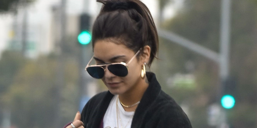 Vanessa Hudgens & Makeup Artist Allan Avendano Laugh It Out During Avia ...