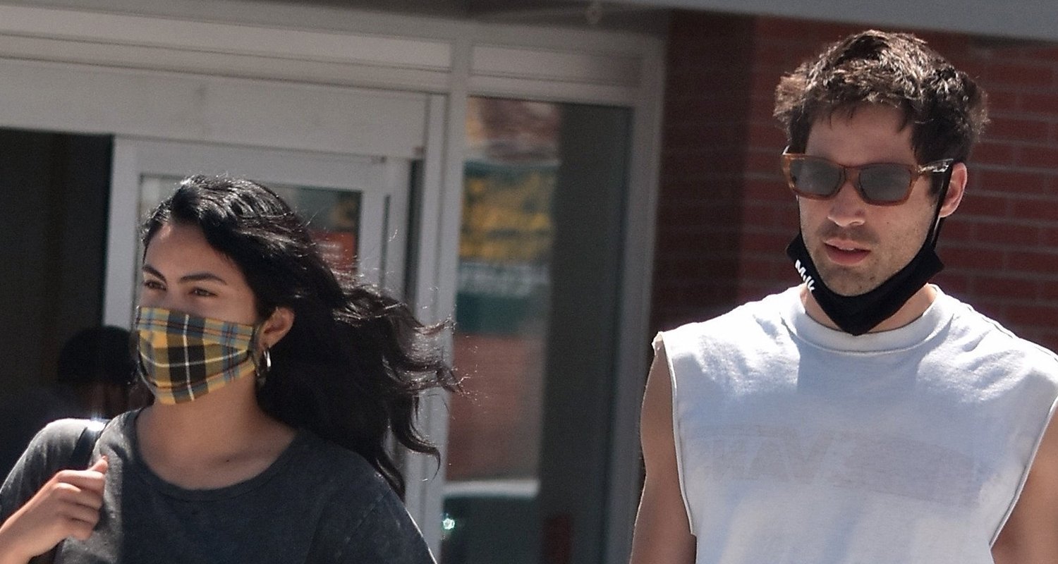 Camila Mendes & Grayson Vaughan Pick Up Goodies For Her Pup Truffle ...