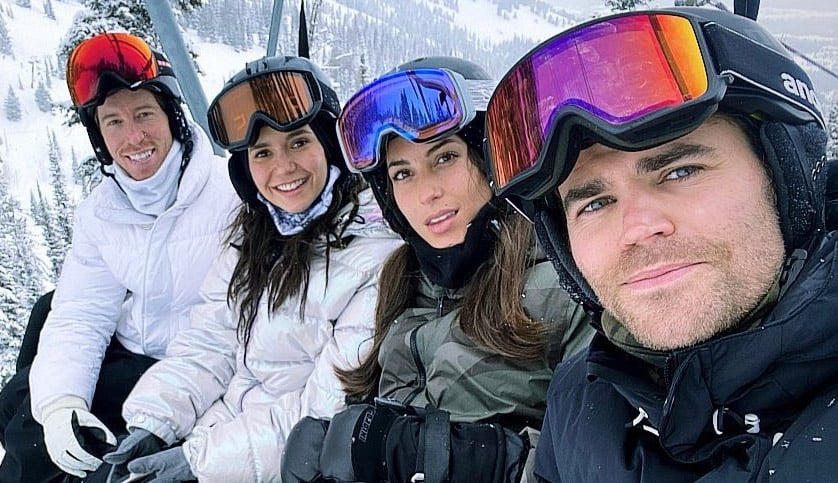 The Vampire Diaries’ Nina Dobrev & Paul Wesley Go Snowboarding with ...